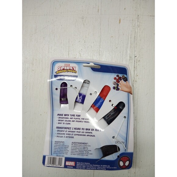 Marvel | Toys | Marvel Spidey Amazing Friends Finger Puppets Bath Time ...